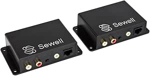 Sewell Sound Link Audio Over Single cat5e or cat6, 3.5mm or RCA, 600m ...