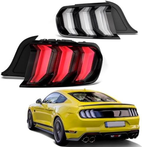 Amazon.com: COOLDNA RGB LED Tail Light for Ford Mustang 2015-2023 ...