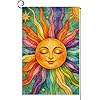 Amazon.com : BLKWHT Summer Sunshine Garden Flag 12x18 Vertical Double ...