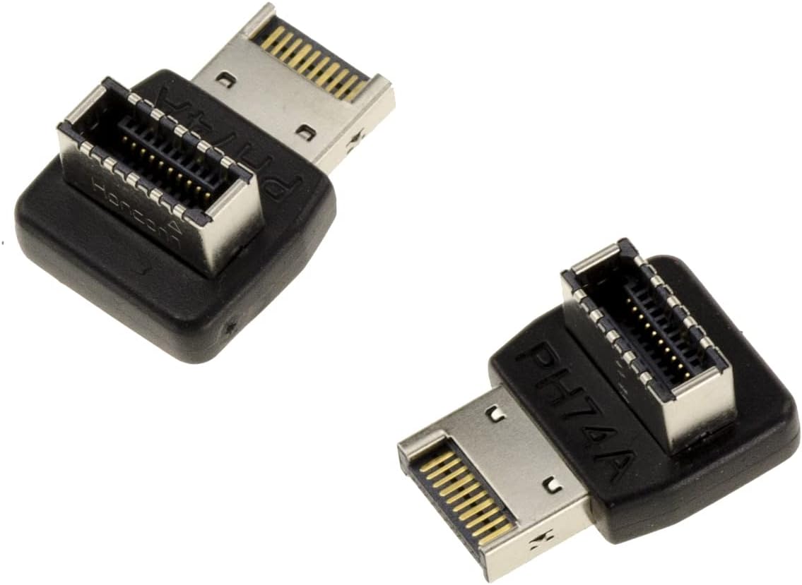 USB Type E Male Female to 90 Degree Angle Adapter – BigaMart