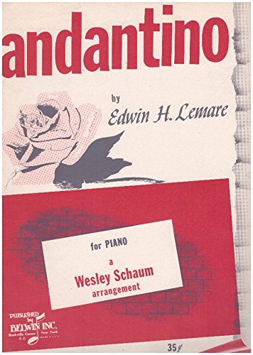 Andantino for Piano (Solo): Edwin H. Lemare: Amazon.com: Books