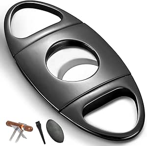 Amazon.com: 4 in 1 Cigar Cutter Kits, Luxury Design Double Cut Blade ...