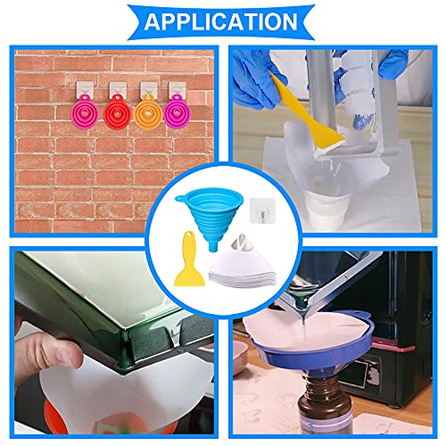 Snapklik.com : DAOKI 100 Pcs Paper Paint Filters 100 Micron Disposable ...