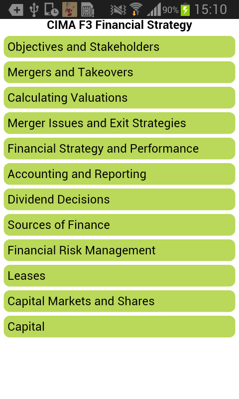 CIMA F3 Financial Strategy - App on Amazon Appstore