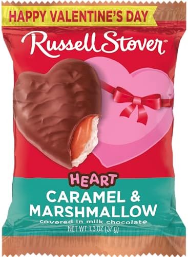 Amazon.com : RUSSELL STOVER Valentine's Day Milk Chocolate Caramel ...