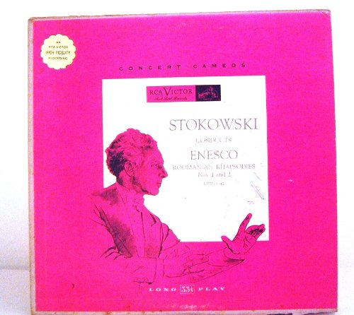 Georges Enesco (aka Enescu), Leopold Stokowski, Stokowski Orchestra ...