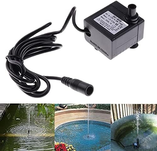 Solar Fountain Pump, Solar Power Amphibious Small Submersible Water ...