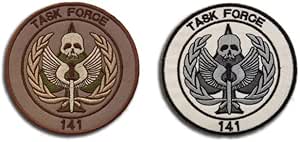 Amazon.com: 2pcs Task Force 141 Embroidery Patch Military Tactical ...