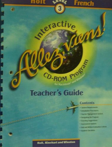 Interactive Allez, viens! CD-ROM Program for Macintosh and Windows ...