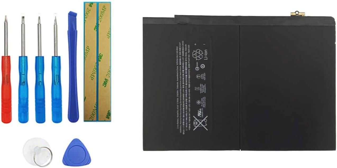 Upplus A1547 Battery Compatible with Apple iPad A1566/A1567 iPad6 ...