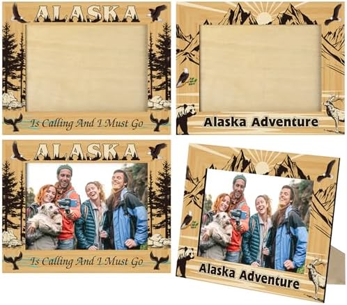 Amazon.com - Qunclay 2 PCS Alaskan Photo Frames Alaska Adventure ...