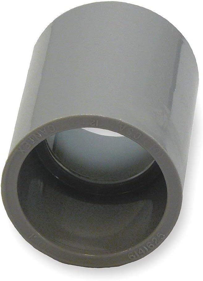 Amazon.com: CANTEX INC 6141629 2-1/2" PVC SOLVENT WELD COUPLING, PVC ...