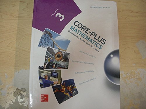 Amazon.com: Core Plus Mathematics, Course 3, Student Edition (ELC: CORE ...
