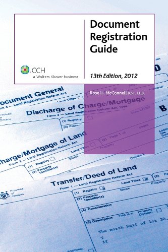Document Registration Guide, (2012): 9781554964130: Books - Amazon.ca