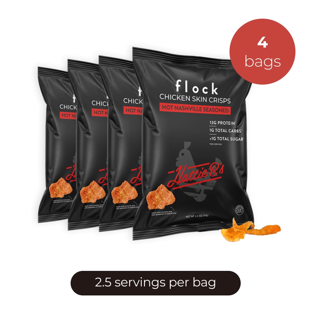 Snapklik.com : Flock Keto Chicken Skin Chips Hattie Bs Nashville Hot ...