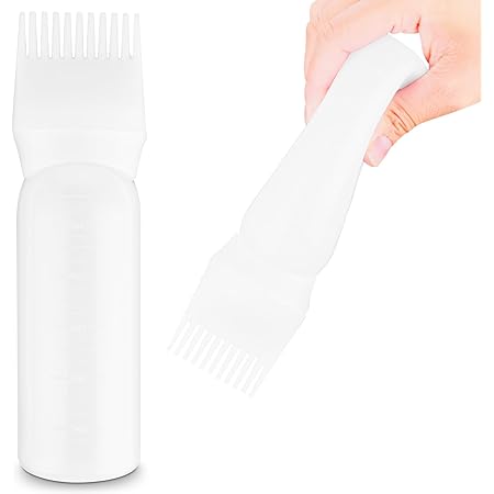 Amazon.com : Root Comb Applicator Bottle, 6 OZ Hair Oil Applicator ...