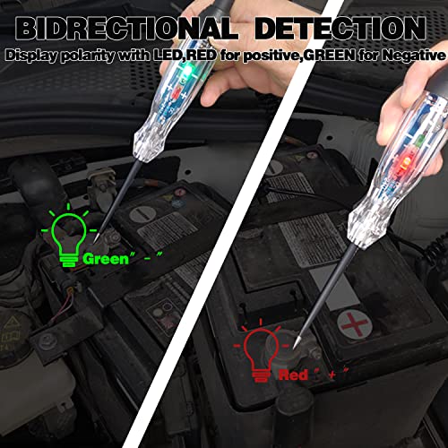 Snapklik.com : Automotive Buzzer Test Light, DC 6-24V Dual Color LED ...