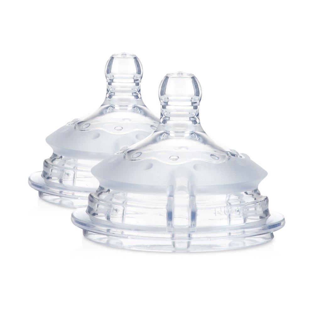 Amazon.com : Nuby 2 Piece Medium Flow Comfort Nipple : Baby