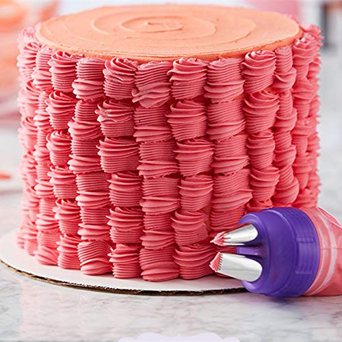 Buy Generic Coupler Pastry Bag and Icing Piping Nozzle Set for Cakes ...