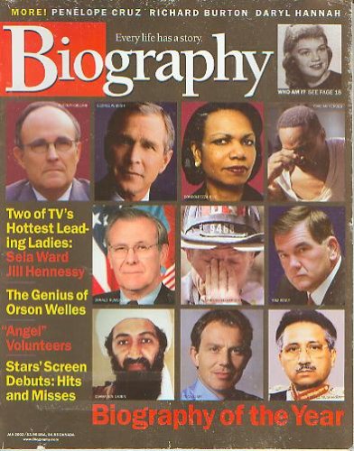 Biography Magazine January 2002 - Sela Ward,jill Hennessy, Orson Welles ...