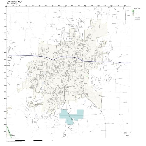Columbia Mo Zip Code Map at Dan Showers blog