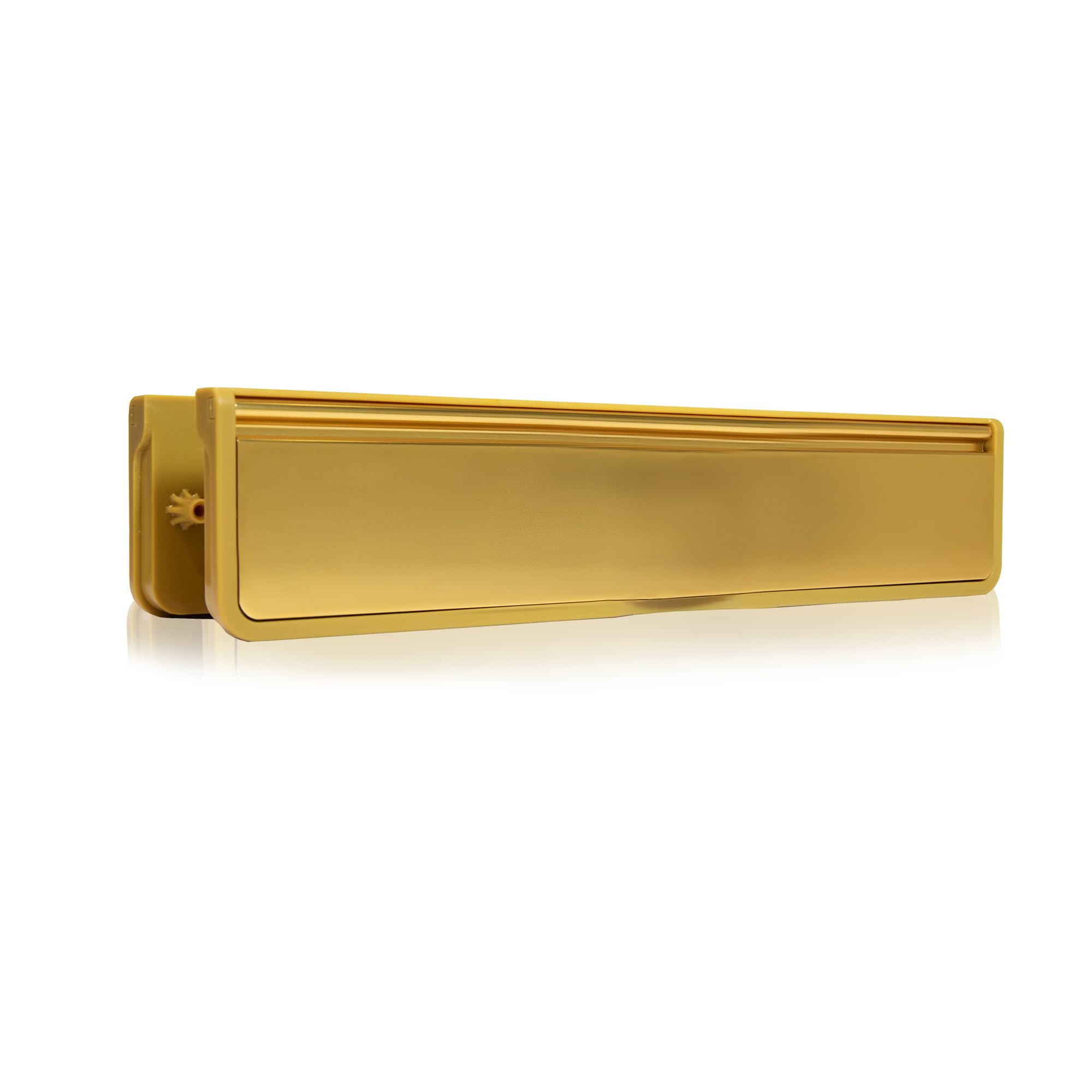 Buy Xfort MailPlate Luxe 12" Letterplate Satin Brass Trim, Premium ...