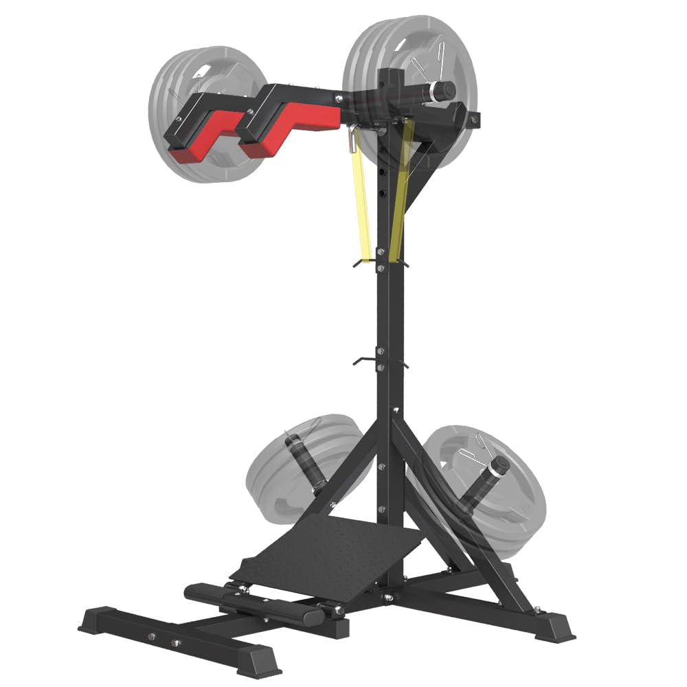 Buy Hack Squat Machine, Leverage Squat Calf Raise Machine, Leg Exercise ...