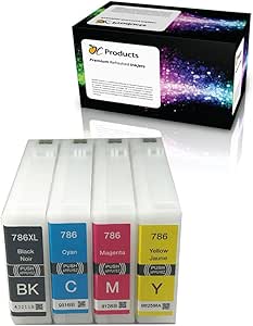 Amazon.com: OCProducts Remanufactured Ink Cartridge Replacement 4 Pack ...