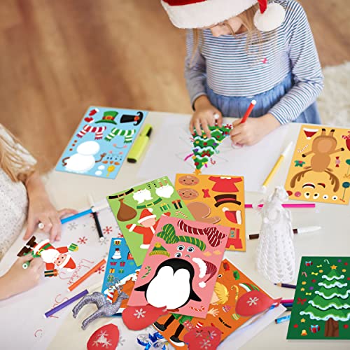Snapklik.com : 48 Sheets Christmas Stickers Crafts For Kids Toddlers, 8 ...