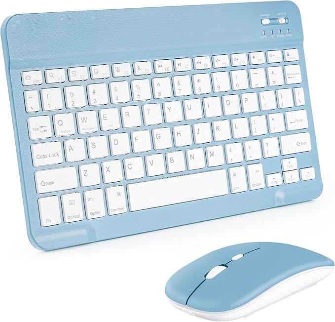 Amazon.in: Buy Astrill Wireless Keyboard, Rechargeable10 Ultra Slim ...
