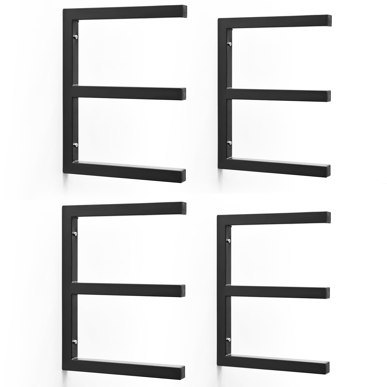 Amazon.com: 4 Pack Wood Organizer and Lumber Storage Rack Wall Mount ...