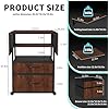 Amazon.com: Movable Heat Press Table with Pull-Out Tray, 4 Tier ...