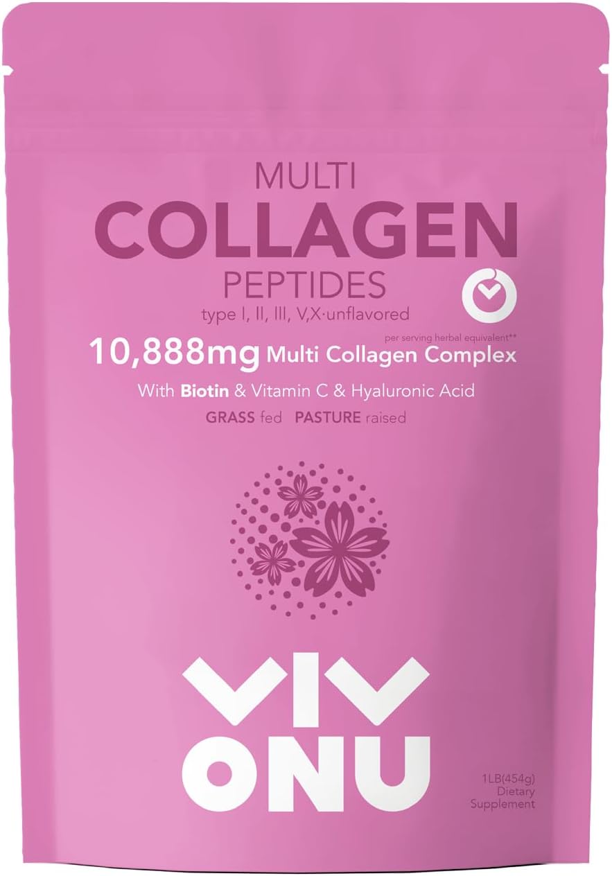 Amazon.com: The Glow Code Multi Collagen Peptides – Type I,II,III,V & X ...