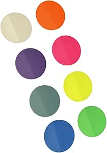 Amazon.com : Naliyua 8/16Pads Clear Note Paper Round Index Tabs Self ...