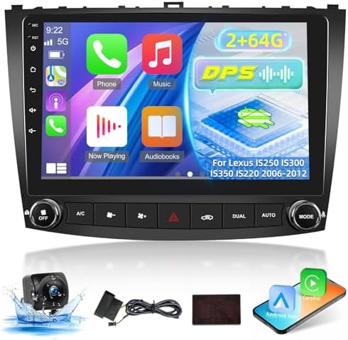 Amazon.com: [2+64G] New Android Radio for Lexus IS250 IS300 IS350 IS220 ...