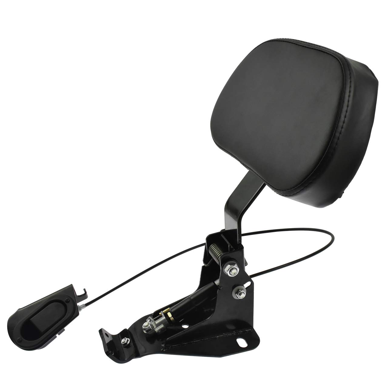 Amazon.com: HCmotorku Motorcycle Adjustable Driver Backrest with ...