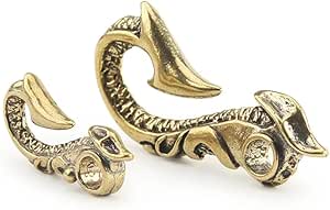 Amazon.com: Seeby 2pc New Brass Keychain U Shape Key Hook EDC Tool ...