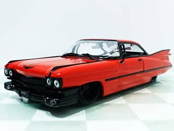 Amazon | JADA TOYS 1/24 1959 CADILLAC REDキャデラック | ミニカー・ダイキャストカー | ホビー