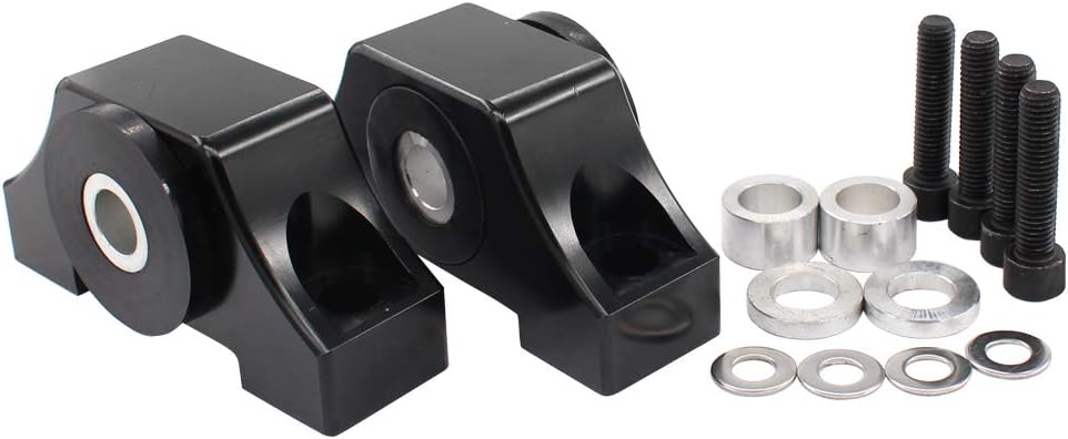 Amazon.com: Black Engine Billet Motor Torque Mount Bracket kit for B16 ...