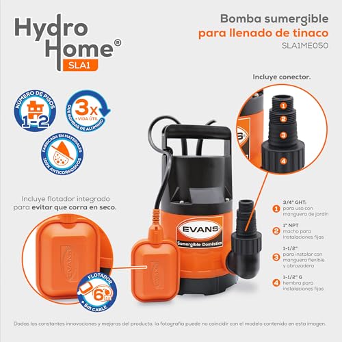 Bomba Para Cisterna De Agua - Ferreteria Y Herramientas