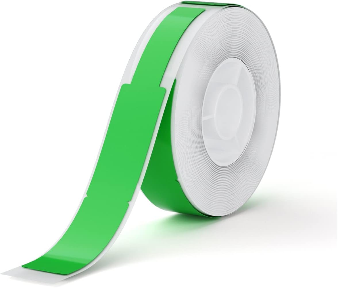 Amazon.com : Label Maker Tape 0.5"x4.3" Cable Label Print Paper for D11 ...