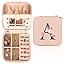 WALLFID Travel Jewellery Box,Alphabet Jewellery Organiser,Portable ...