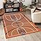 Amazon.com: MISEV Basketball Court Area Rug - 36X24 inch, Non-Slip ...