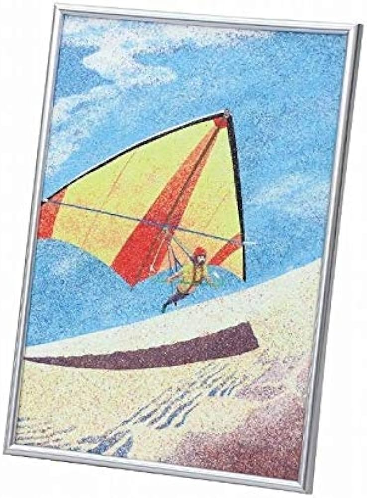 アーテック｜Artec 砂絵ｾｯﾄA4 ﾒﾀﾘｯｸﾌﾚｰﾑ付 モデル着用＆注目アイテム - お絵かき