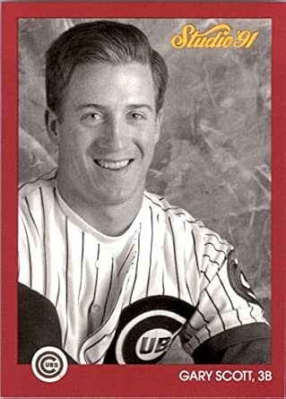 Amazon.com: 1991 Studio #159 Gary Scott RC MLB Baseball Trading Card ...