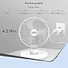 Buy AGARO Alpha Desktop Fan with Light, 6 Inches, 4 Speeds, Oscillating ...