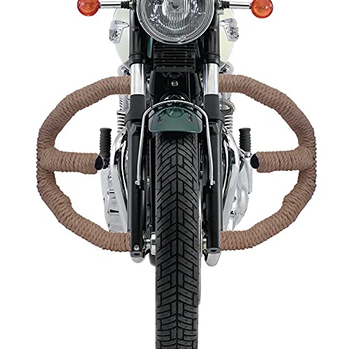 SupremeChoice Bike Saftey Leg Guard With Rope 8 Bend 1 Bar Leg Crash ...