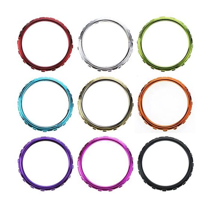 Amazon.com: 2 x Chrome Accent Rings Thumbstick Rings Replacement Parts ...