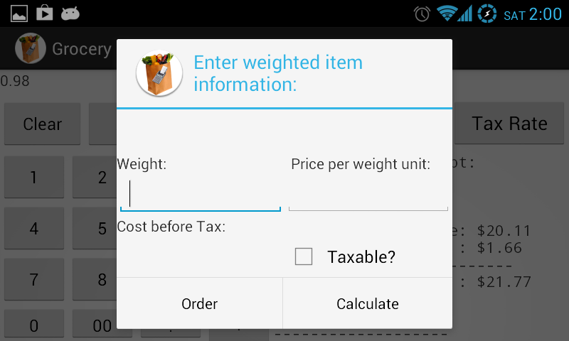 Grocery Store Calculator - App on Amazon Appstore
