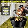 Amazon.com : PHLEX PRO Electric Leaf Mulcher, 15Amp 1000W High Power ...